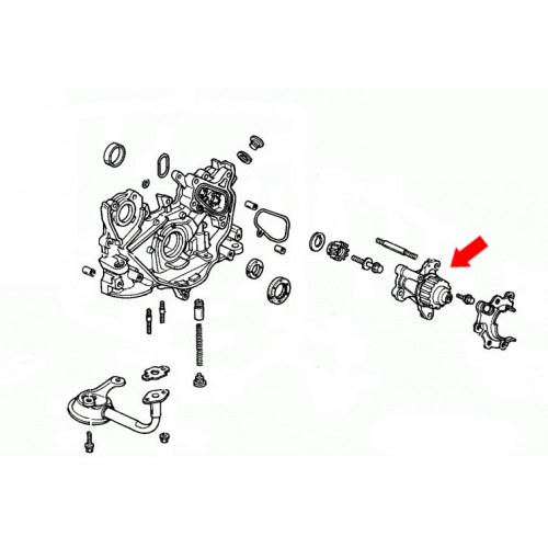 NOK BH4243 - E0 Honda Balancer Gear Case Oil Seal